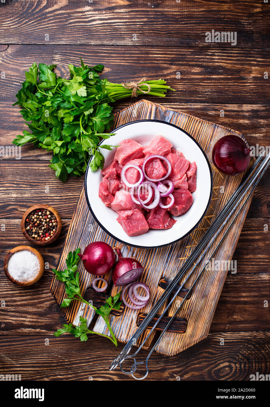 Cooking shish kebab hi-res stock photography and images - Alamy
