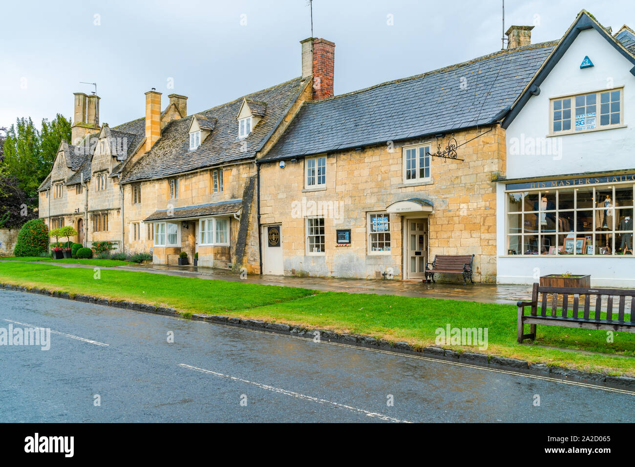 BROADWAY, UK - SEPTEMBER 22 2019: Broadway is a Cotswolds village ...