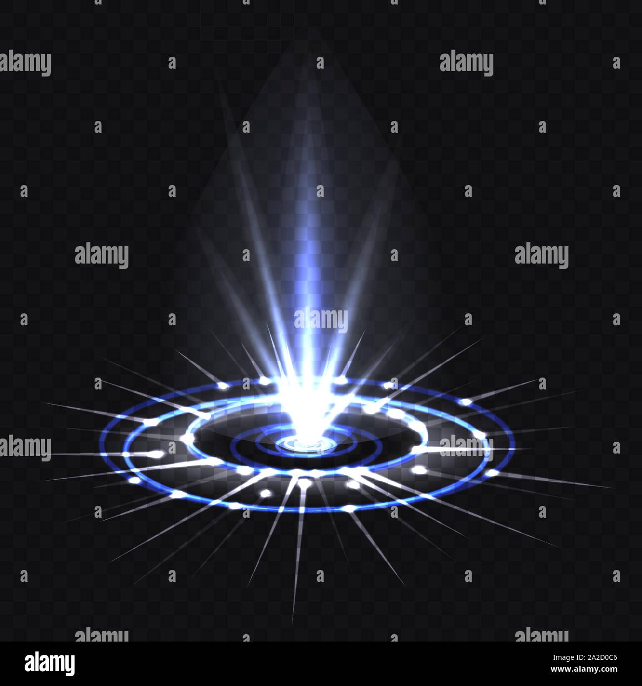 Blue laser beam Stock Vector Images - Alamy