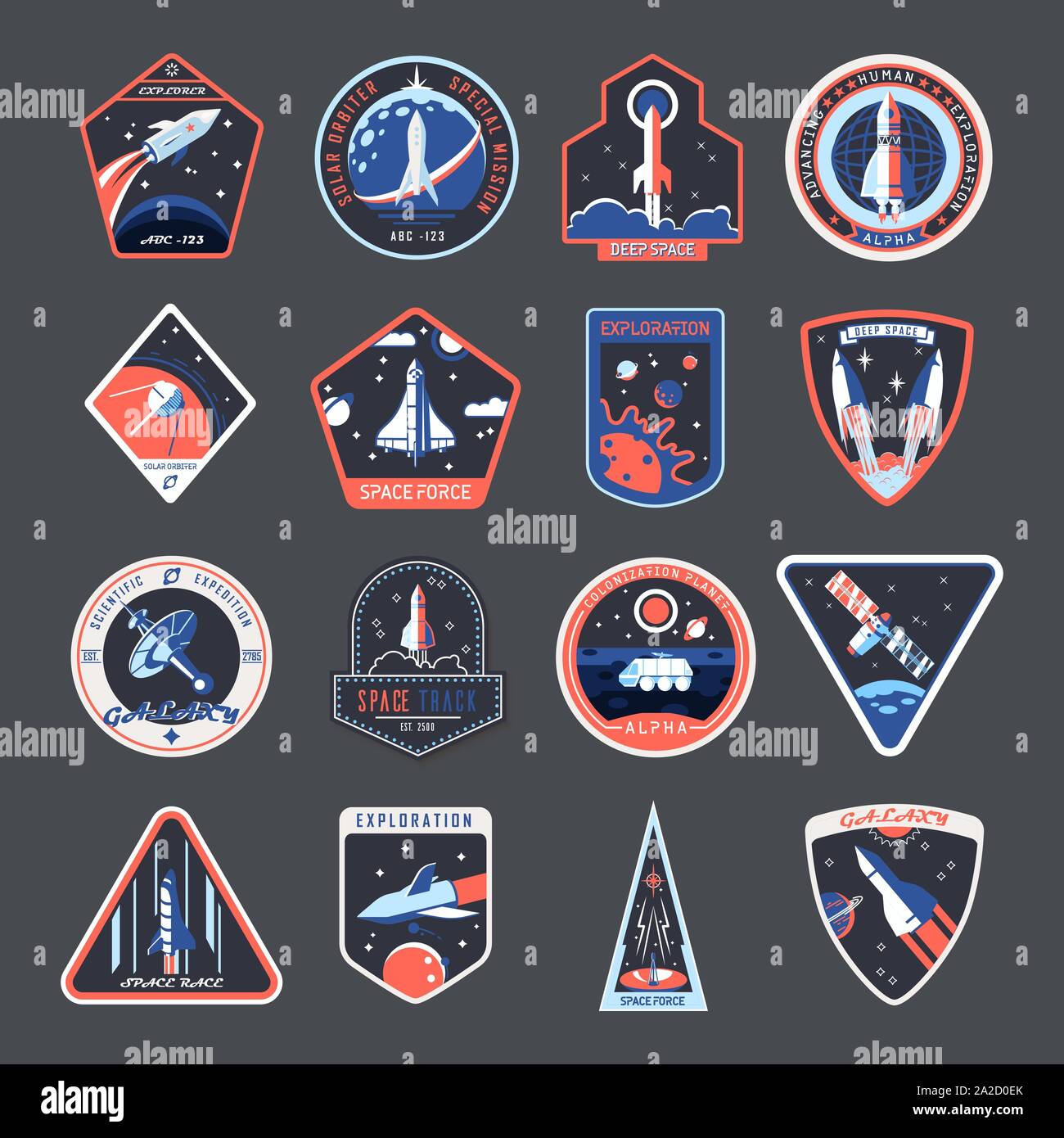 Space shuttle mission patches hi-res stock photography and images - Alamy