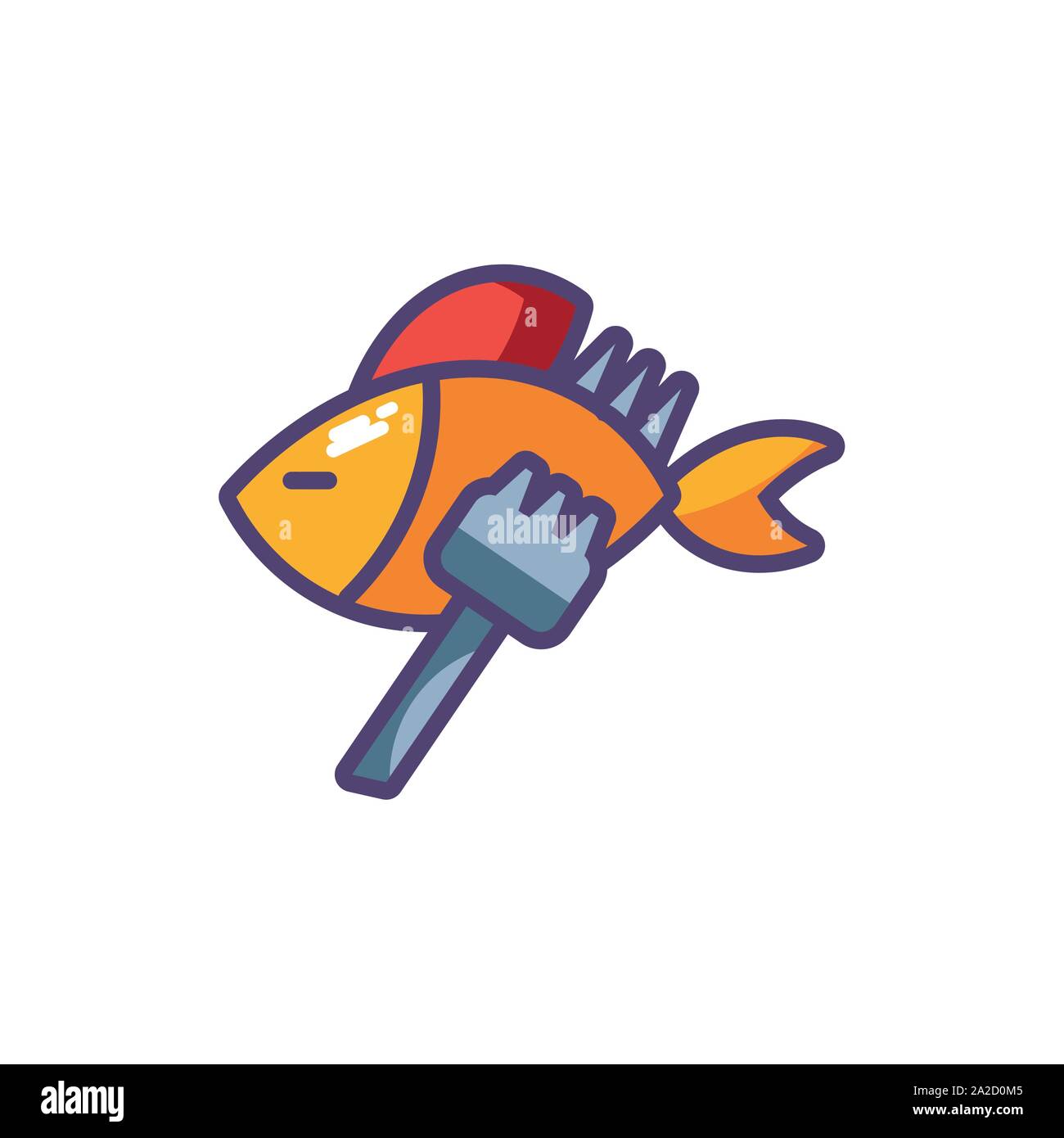 Perch fry Stock Vector Images - Alamy