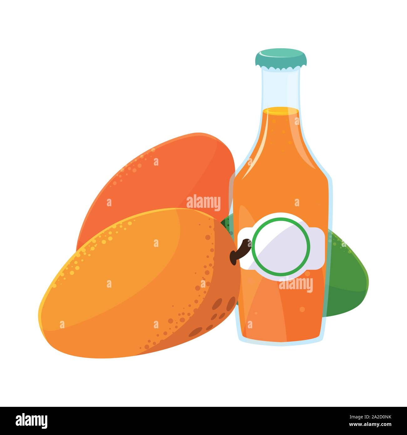 mango juice design, Drink glass beverage fresh food and healthy theme ...