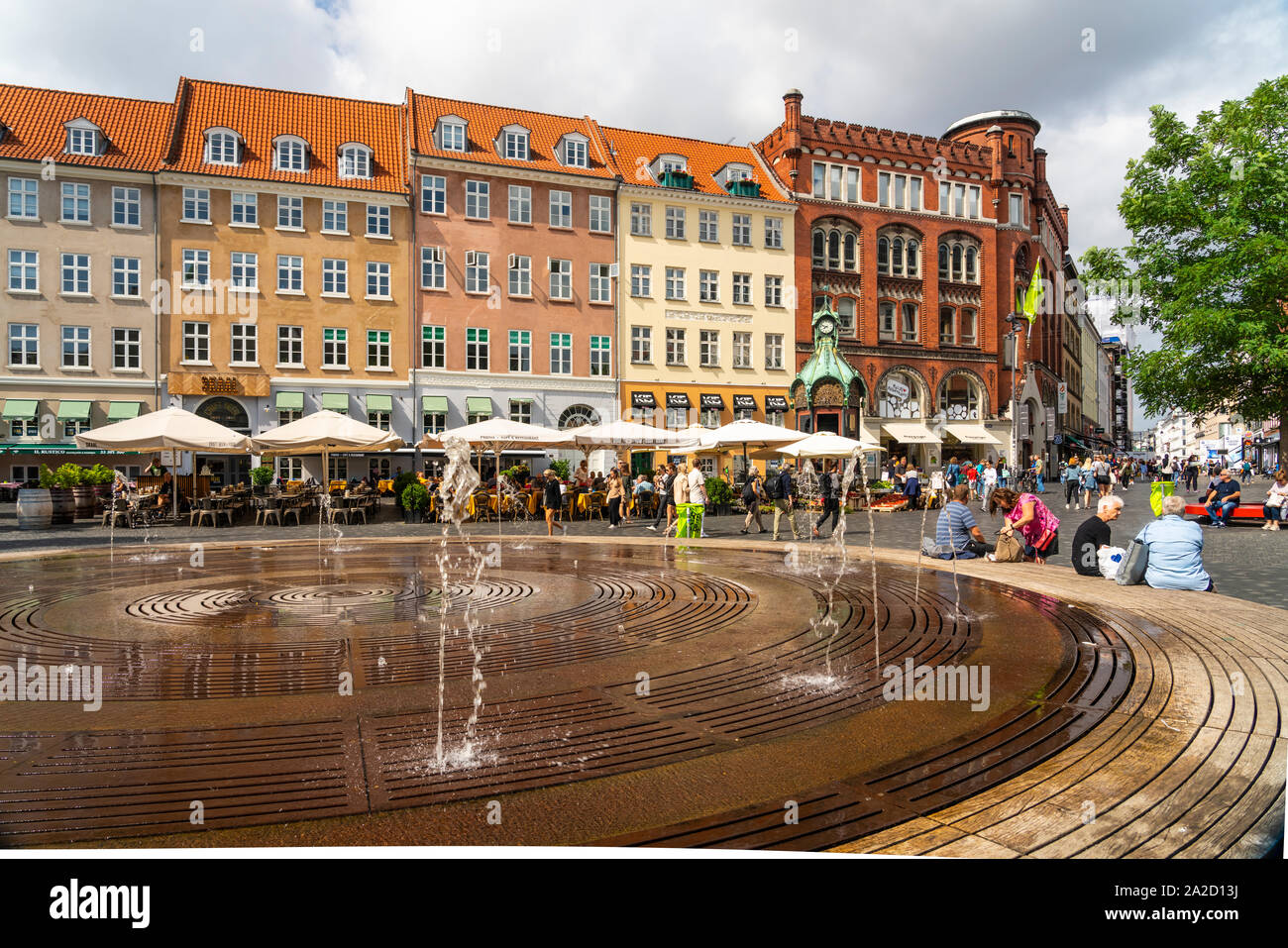 A city square in Copenhagen, Denmark Stock Photo - Alamy