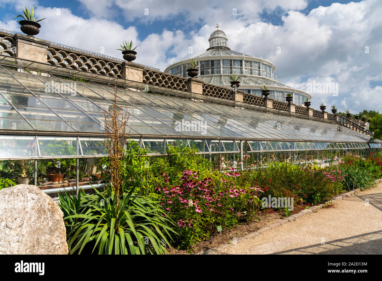 The Botanical Gardens greenhouse in Copenhagen, Denmark Stock Photo - Alamy