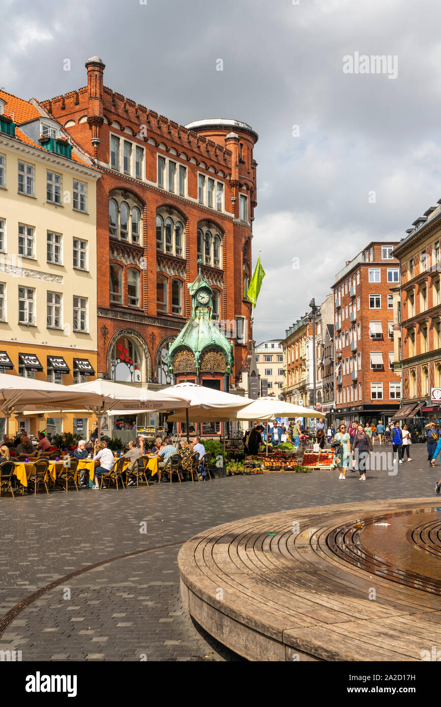 A city square in Copenhagen, Denmark Stock Photo - Alamy