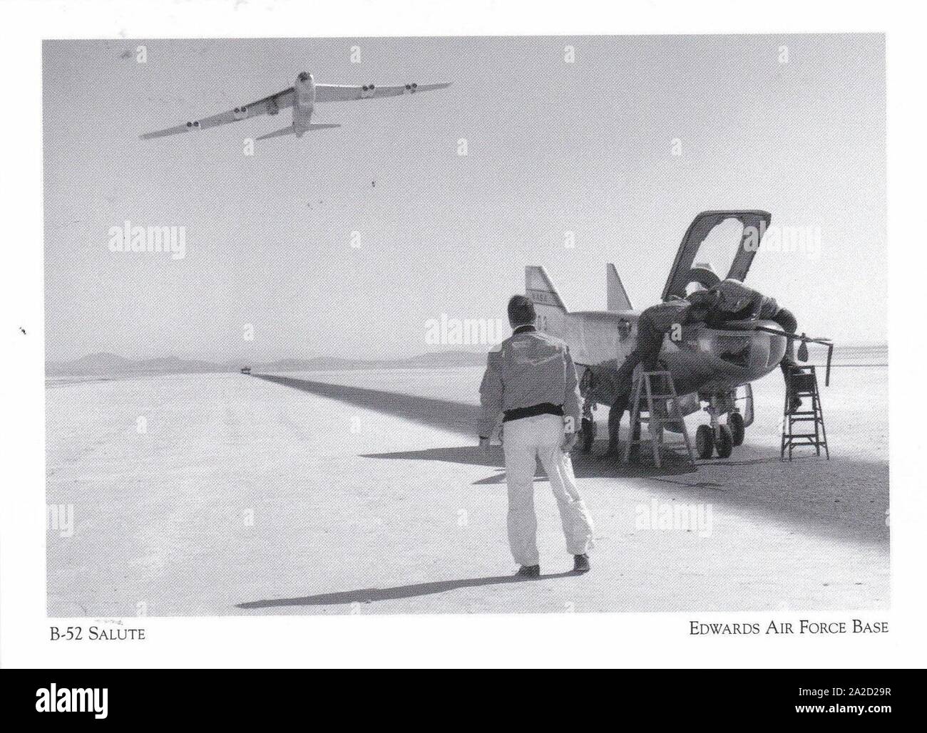 Edwards Air Force Base - B-52 Salute Stock Photo - Alamy