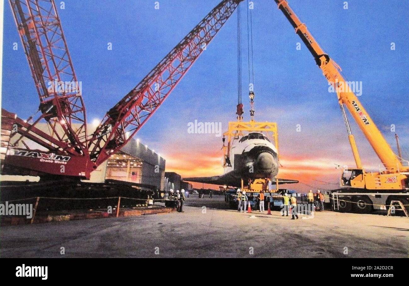 Space Shuttle Piggyback Loading Crane
