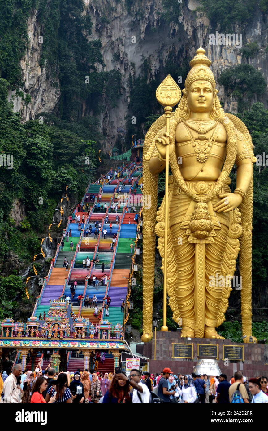 Hindu Temple at Batu Caves, Kuala Lumpur, Malaysia Stock Photo - Alamy