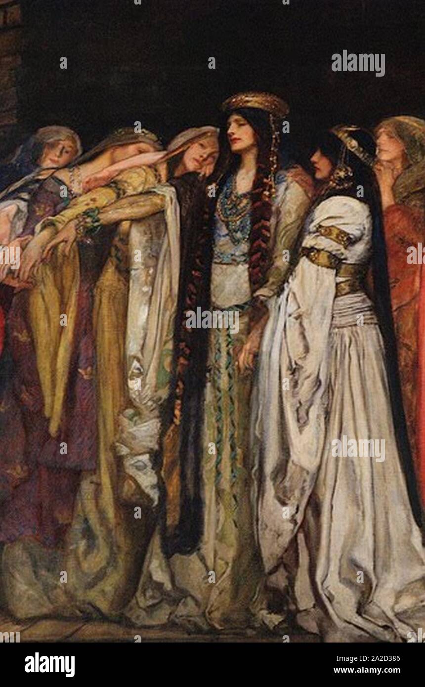 Edwin Austin Abbey (1852-1911)-l Stock Photo - Alamy