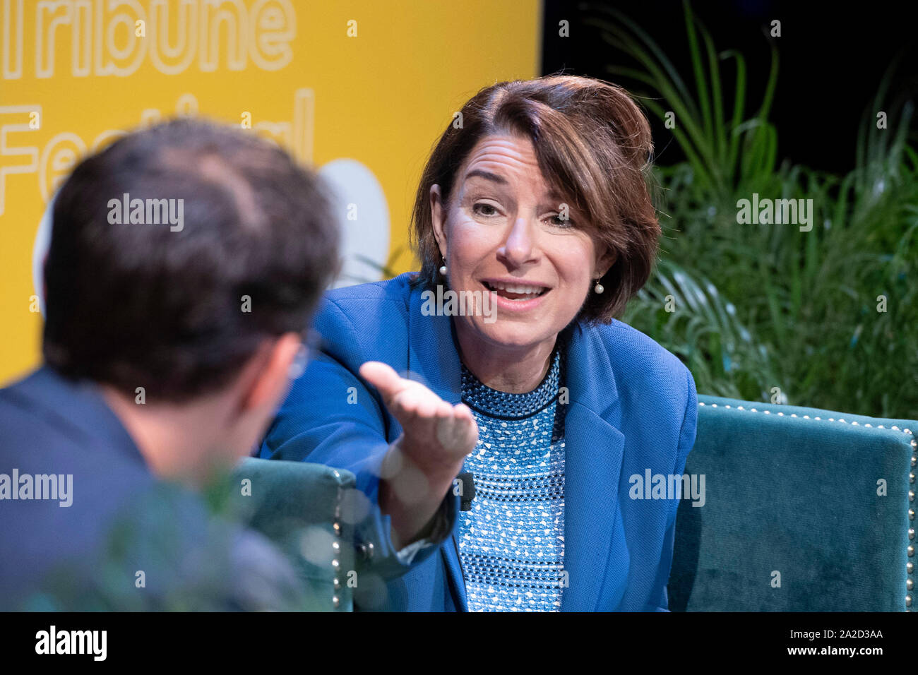 Presidential candidate U.S. Sen Amy Klobuchar (D-Minnesota) speaks ...