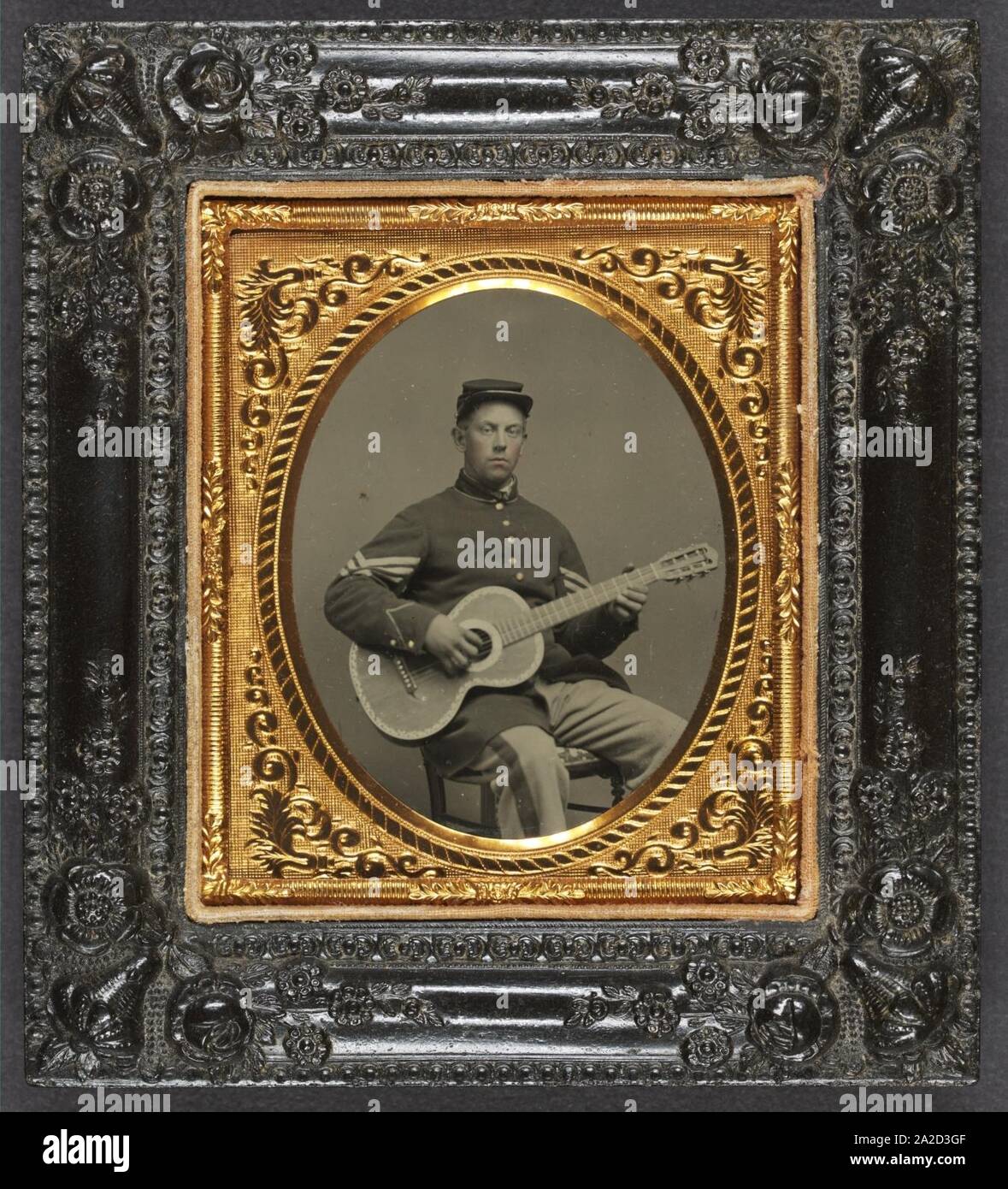 Edwin Chamberlain of Company G, 11th New Hampshire Infantry Regiment in ...