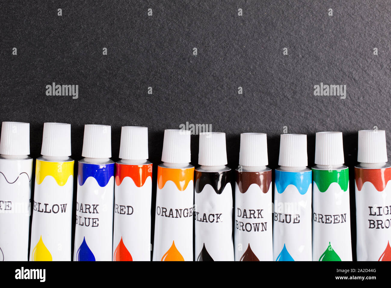 Palette paint tube squeeze hi-res stock photography and images - Alamy