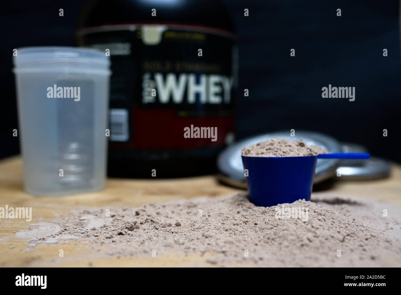 Whey protein powder hi-res stock photography and images - Alamy