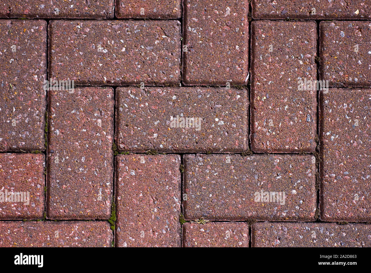 Close up of red tiled paving floor displaying symmetry Stock Photo - Alamy