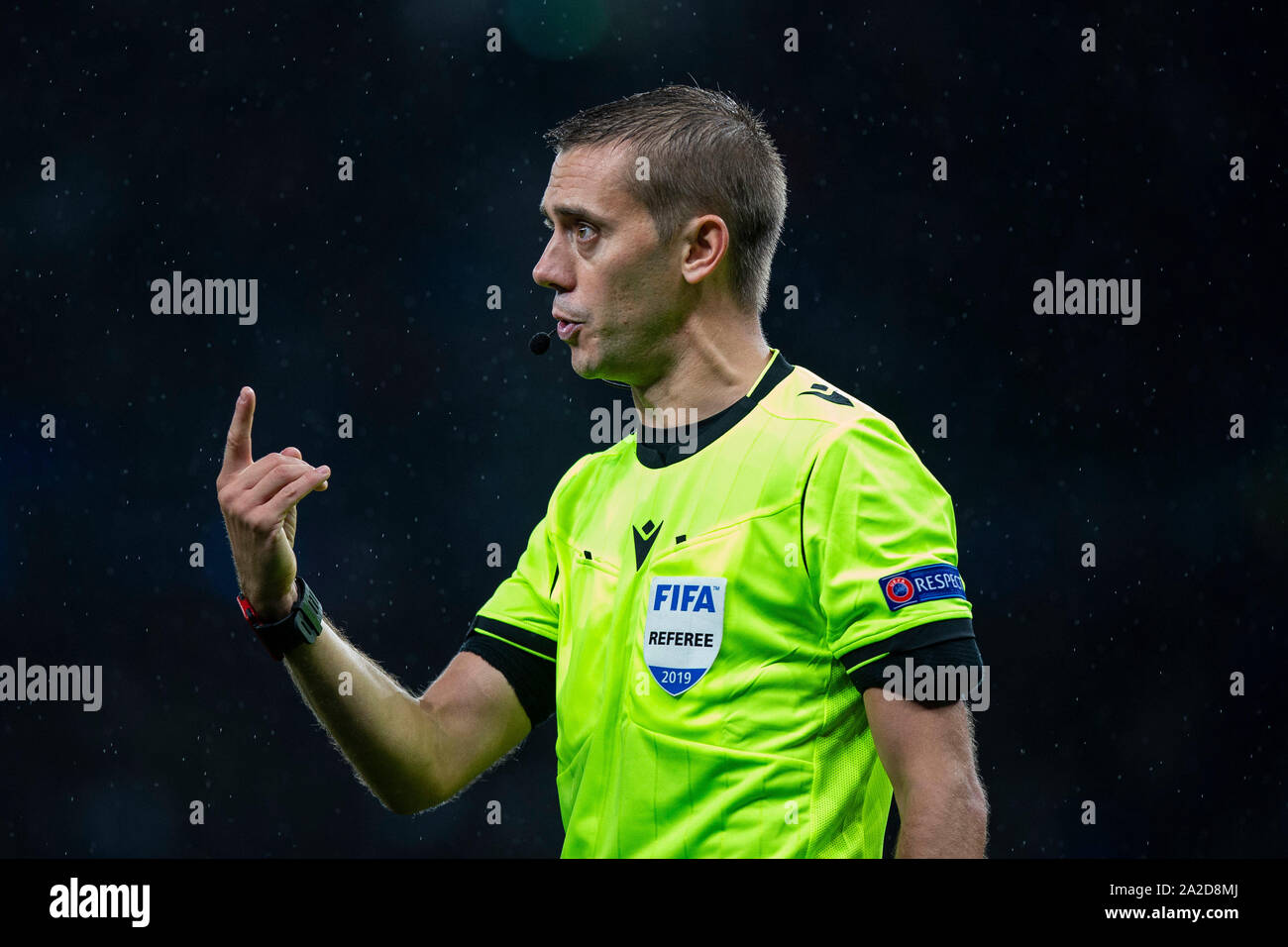 Referee clement turpin during uefa hi-res stock photography and images ...