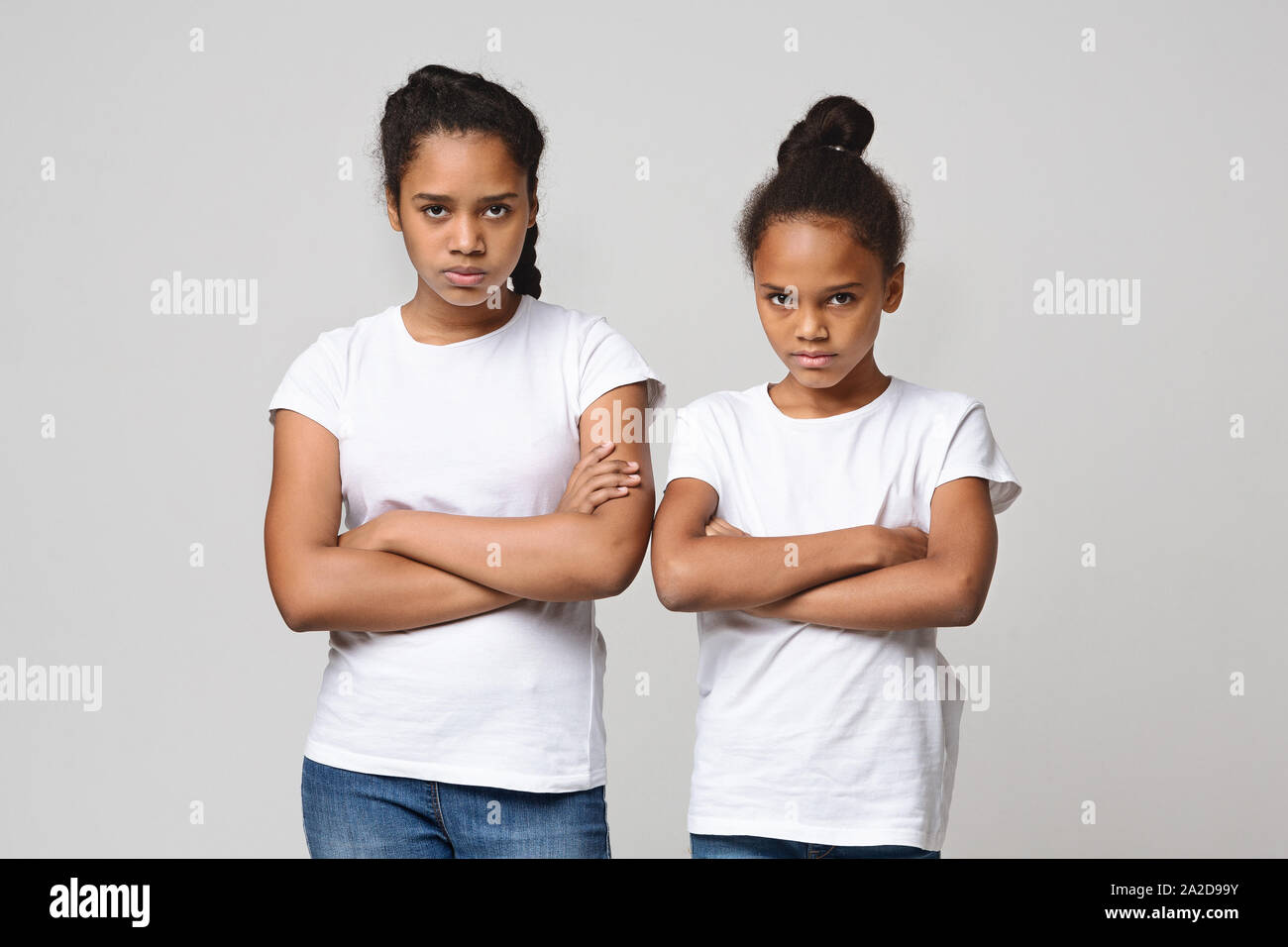 Children Angry Arms Crossed Stock Photos & Children Angry Arms Crossed ...