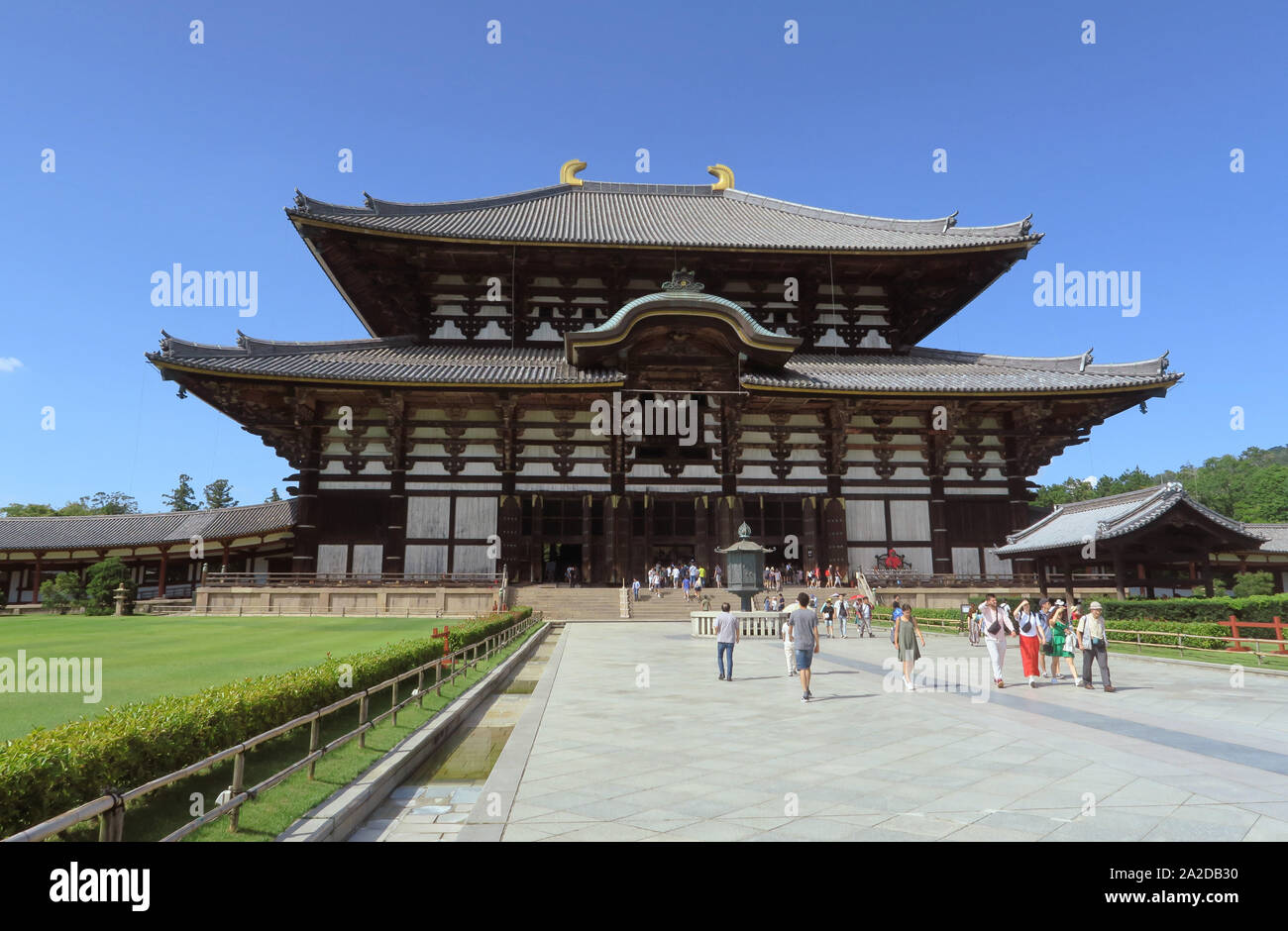 Nara (奈良) - odaiji (東大寺, Tōdaiji, "Great Eastern Temple Stock Photo - Alamy