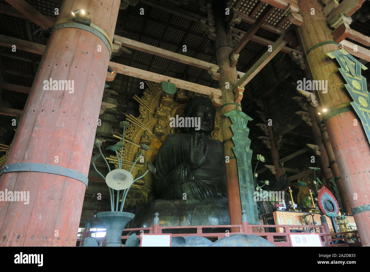 Nara (奈良) - odaiji (東大寺, Tōdaiji, "Great Eastern Temple Stock Photo - Alamy