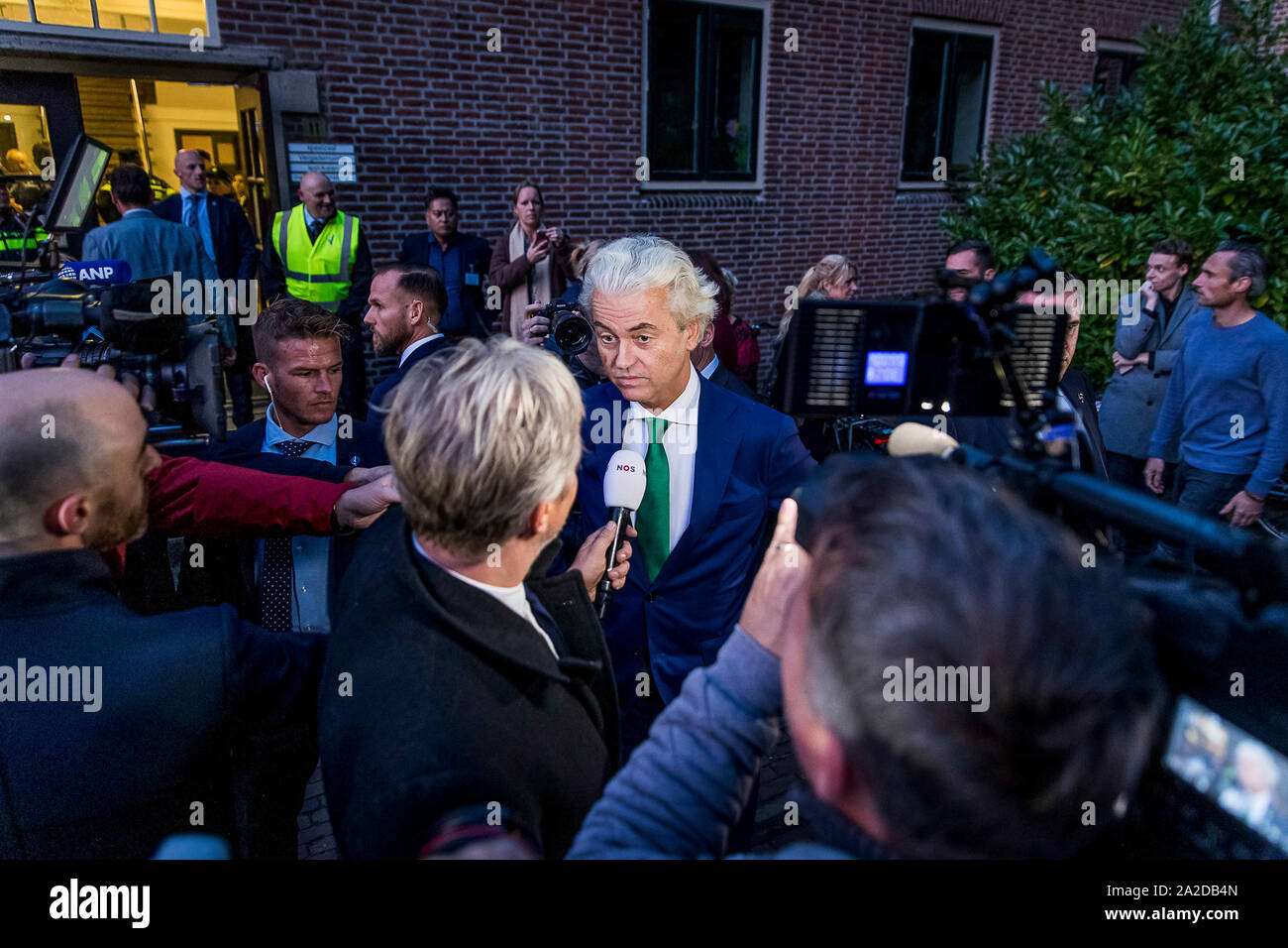 Gilze, Netherlands. 02nd Oct, 2019. GILZE - 02-10-2019, AZC Gilze ...