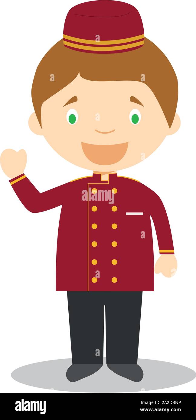 Bell Boy Clipart Series