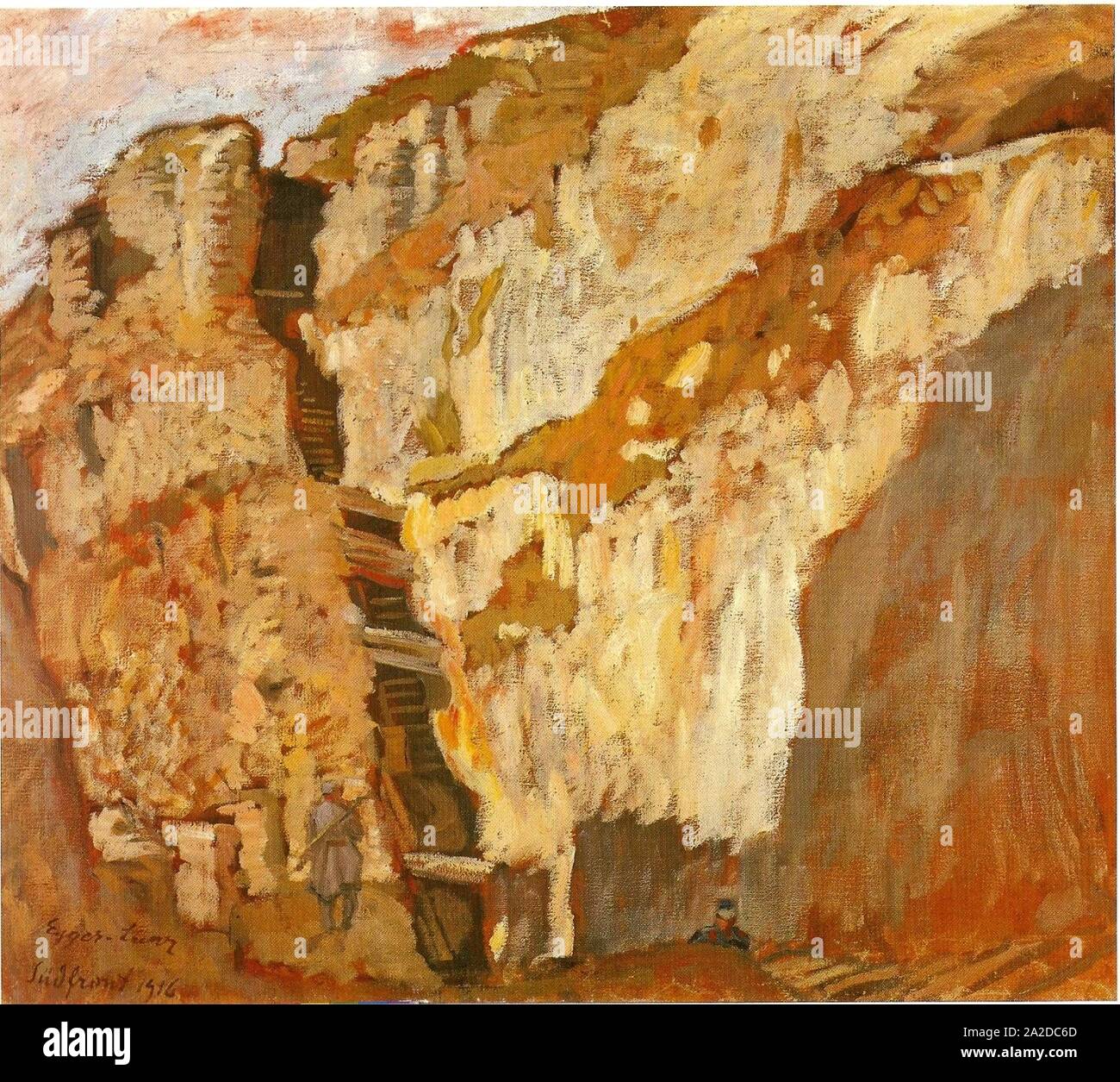 Egger Lienz - Südfront 1916 Stock Photo - Alamy