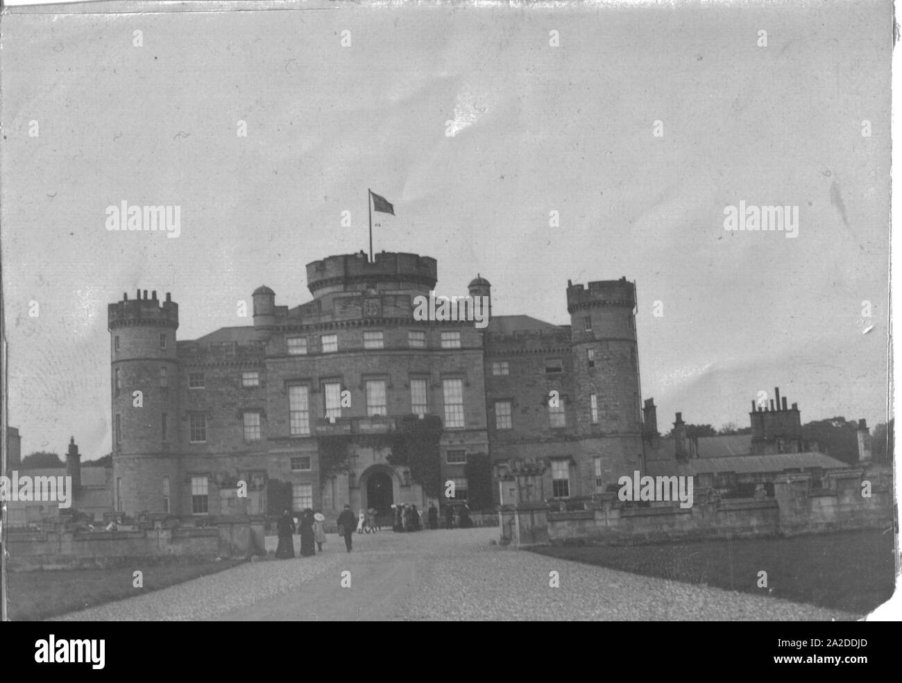 Eglinton Castle in its heyday Stock Photo - Alamy