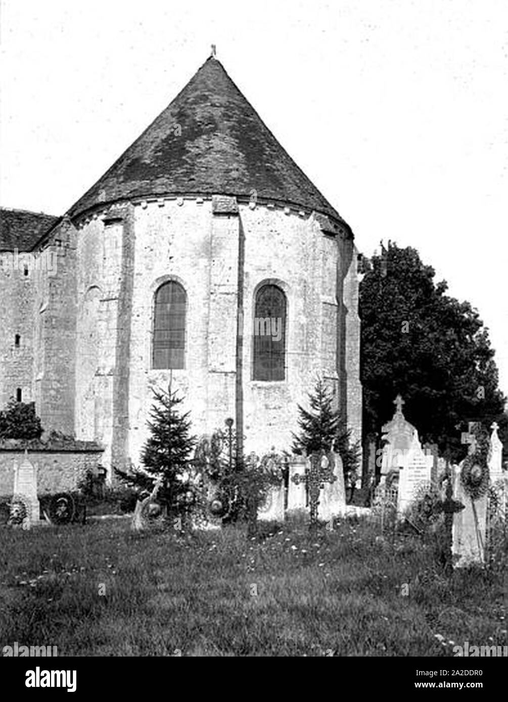 Eglise - Abside - Paroy - Médiathèque de l'architecture et du ...