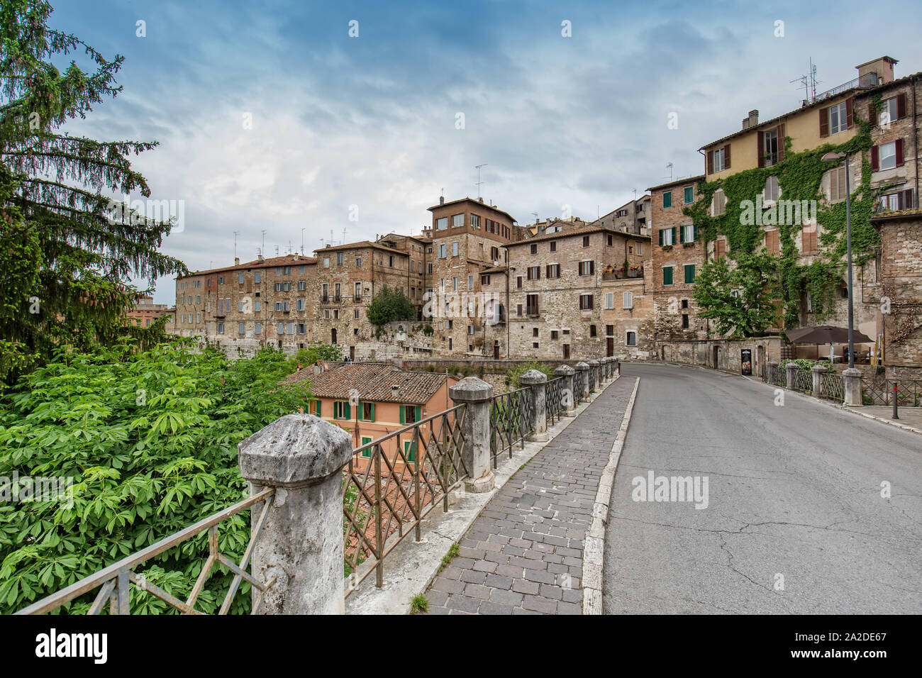 Perugia street umbria italy hi-res stock photography and images - Alamy