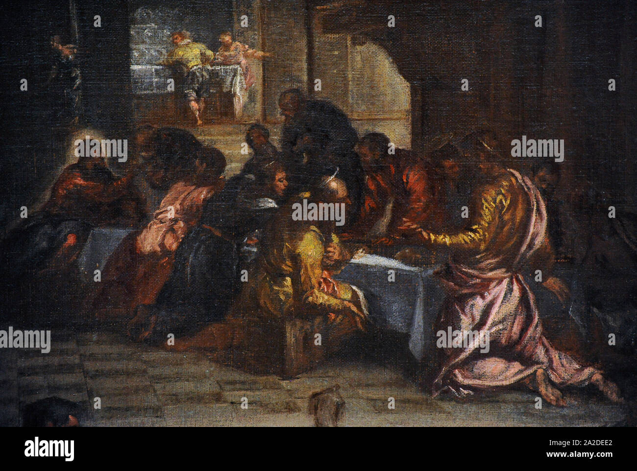 The last supper of jesus with his apostles hi-res stock photography and ...