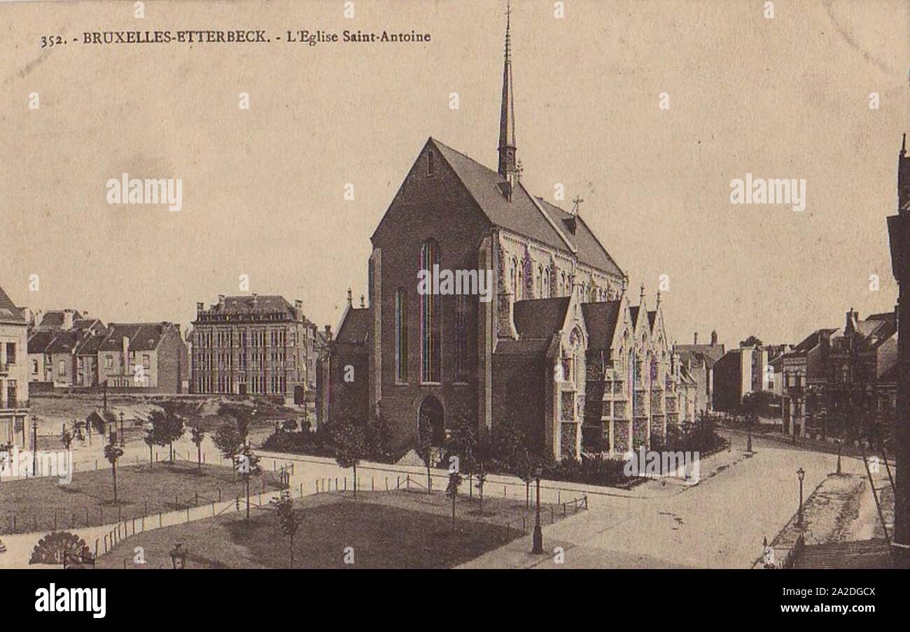 Eglise Saint-Antoine (Etterbeek Stock Photo - Alamy