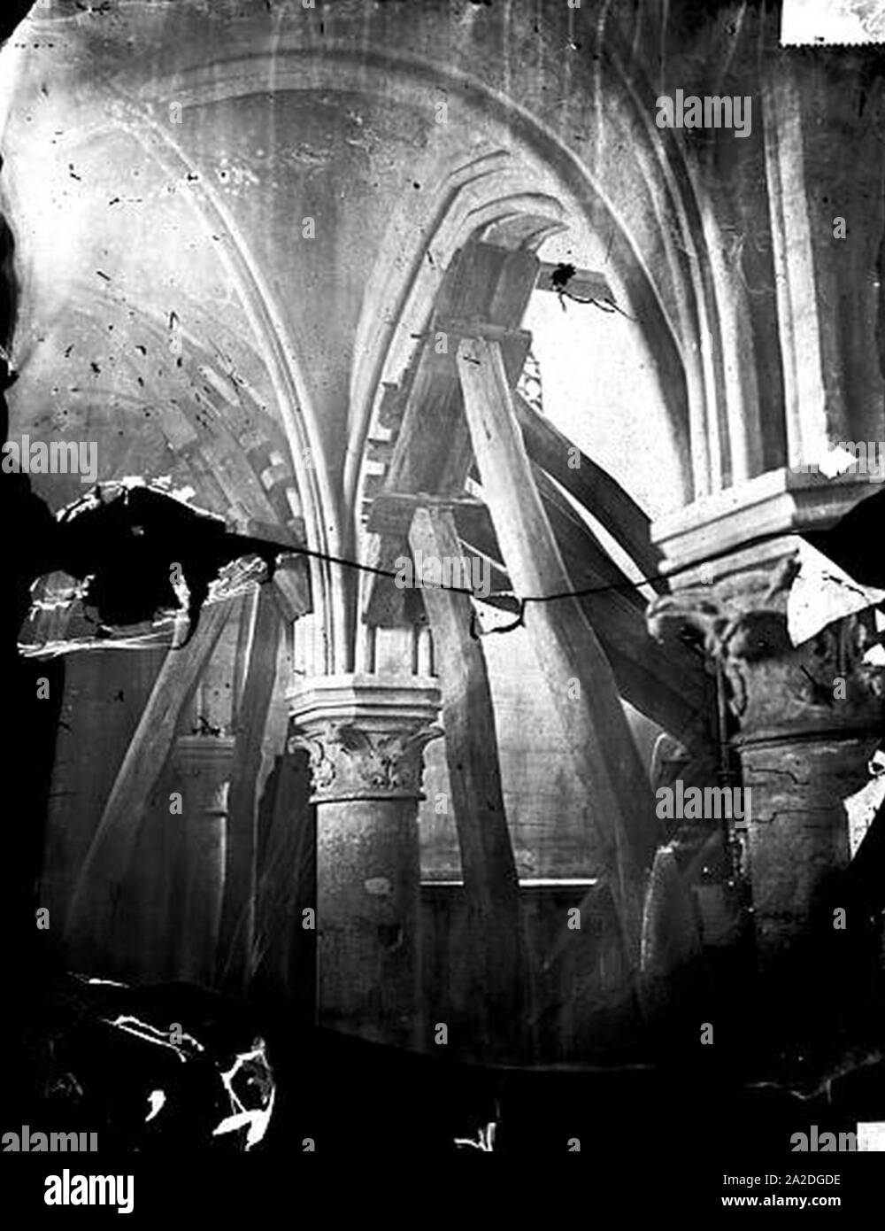 Eglise Saint-Denys - Colonnes chapiteaux - Arcueil - Médiathèque de l ...