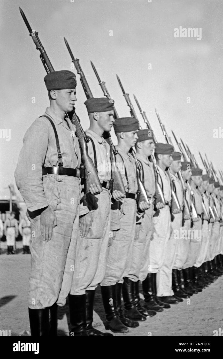 Stand attention Black and White Stock Photos & Images - Alamy