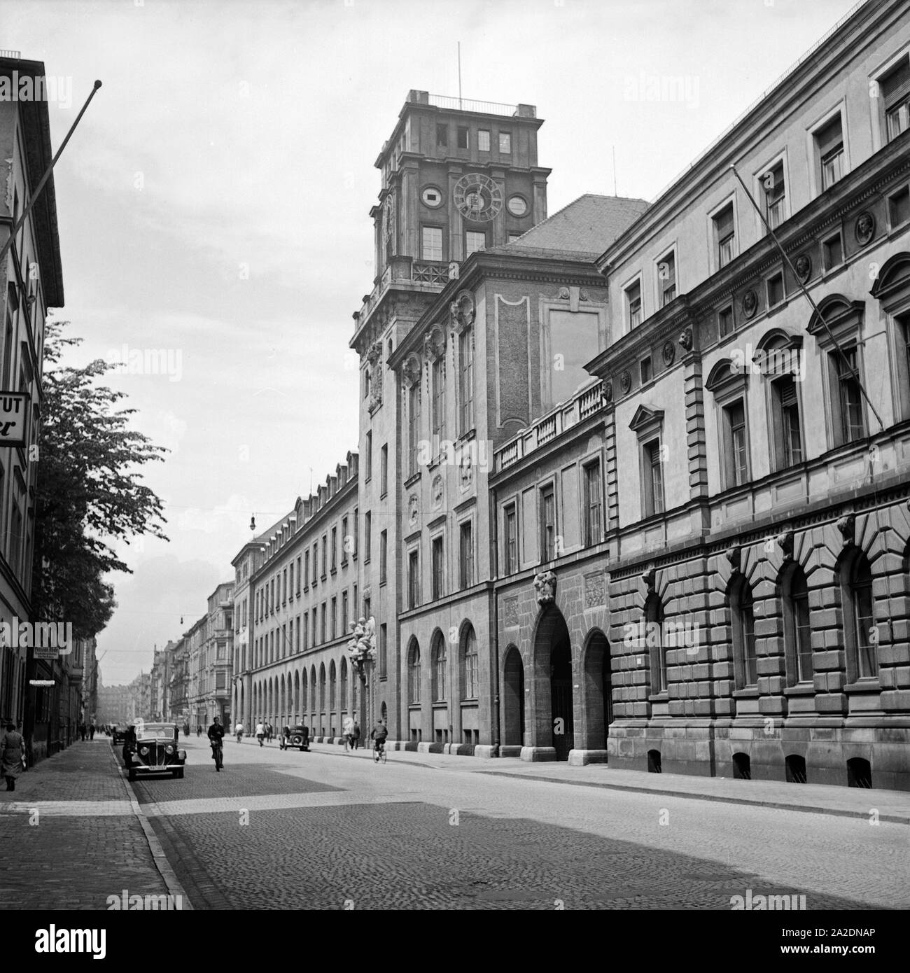 Deutschland 1930er jahre view to the city of munich hi-res stock ...