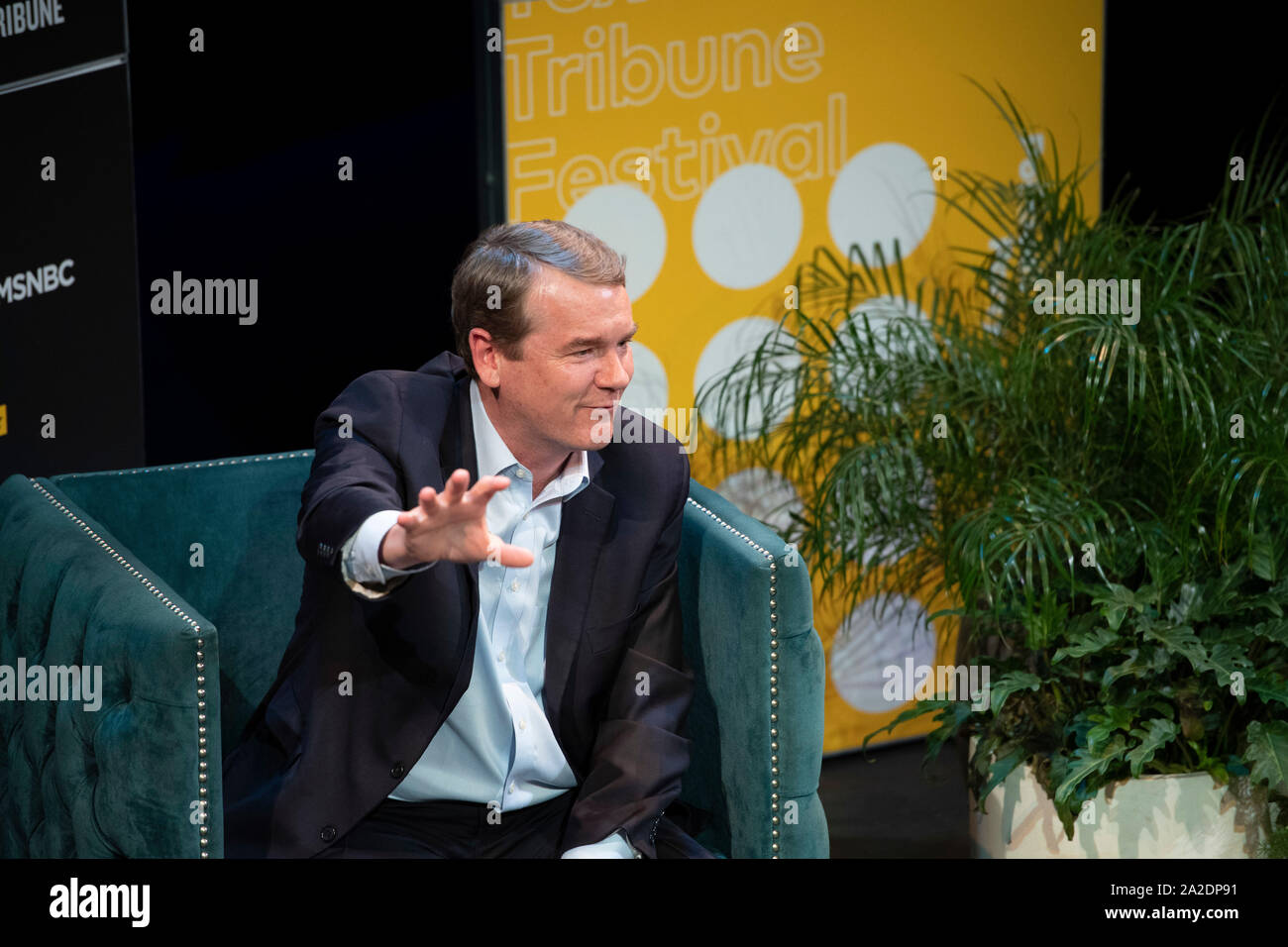 U.S. Sen. Michael Bennet (D-Colorado) talks about his presidential ...