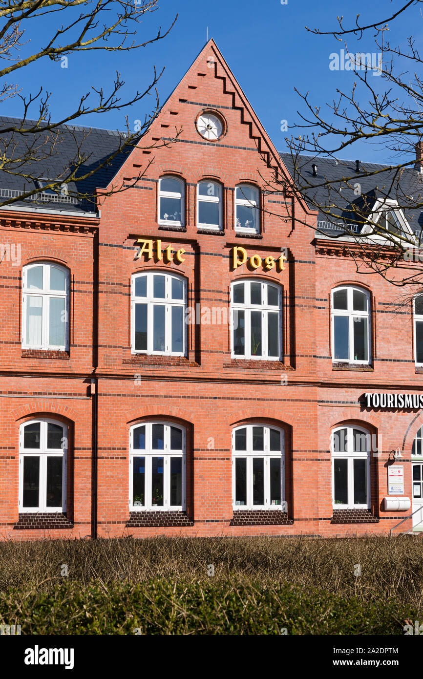 Westerland, Alte Post Stock Photo - Alamy