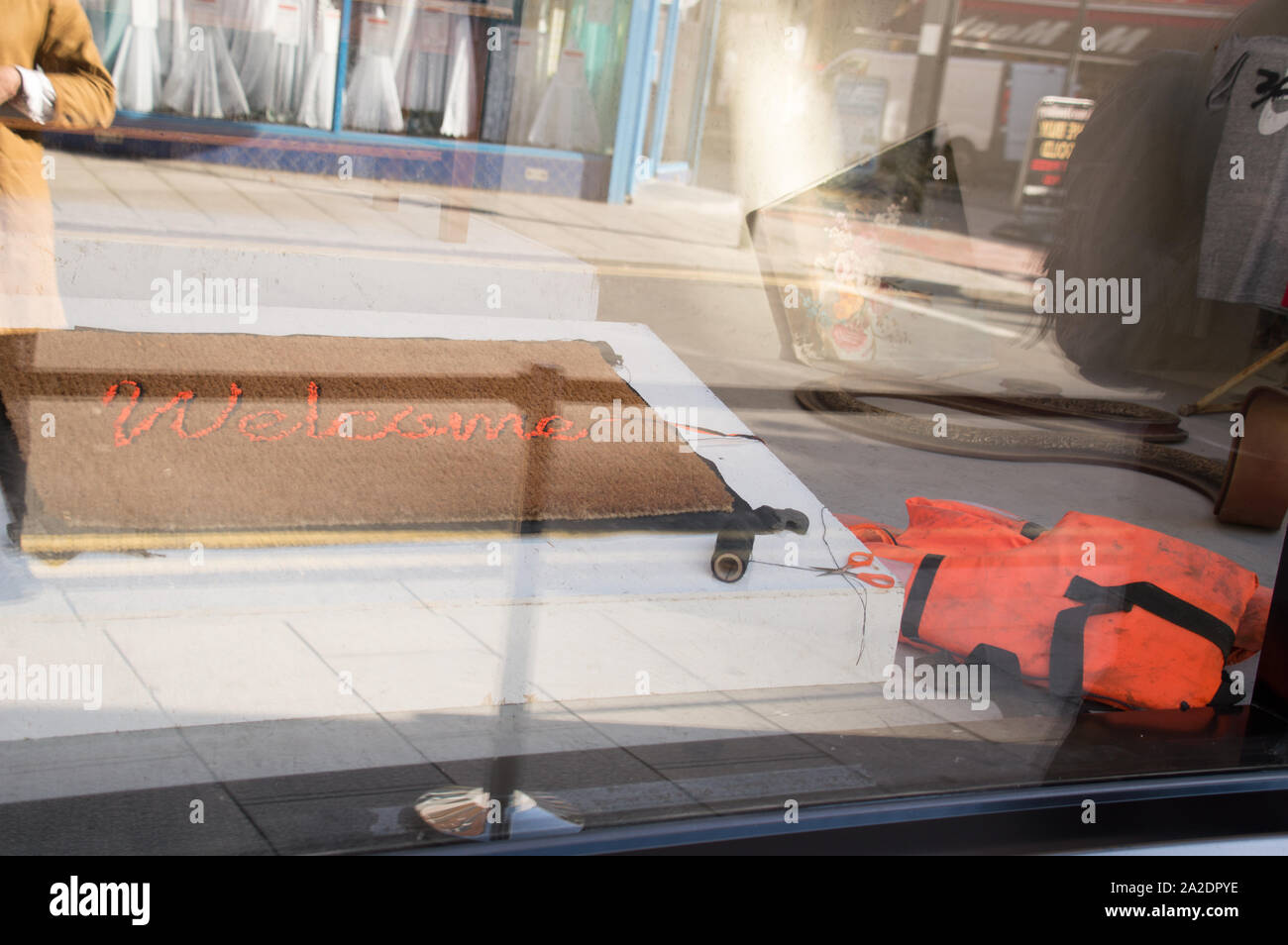 Immigration Art By Banksy High Resolution Stock Photography and Images ...