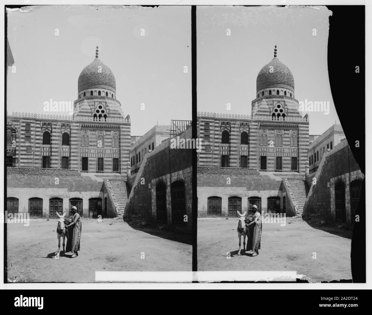 Egyptian views; Cairo (Masr). Mosque of Emir Akhor Stock Photo - Alamy