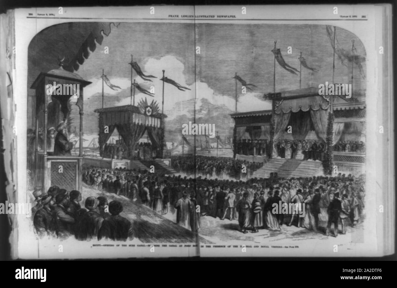 Opening of the suez canal hi-res stock photography and images - Alamy