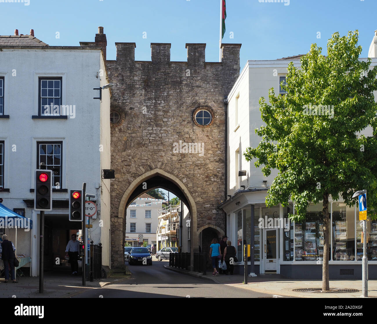 Chepstow town gate hi-res stock photography and images - Alamy
