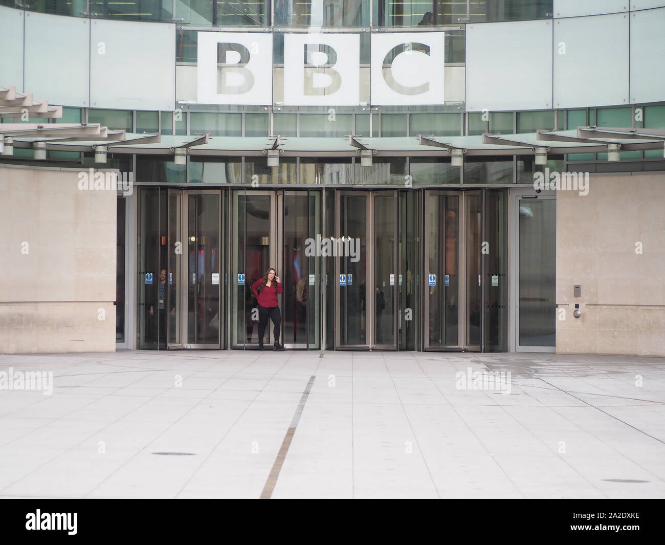 LONDON, UK - CIRCA SEPTEMBER 2019: BBC Broadcasting House headquarters ...