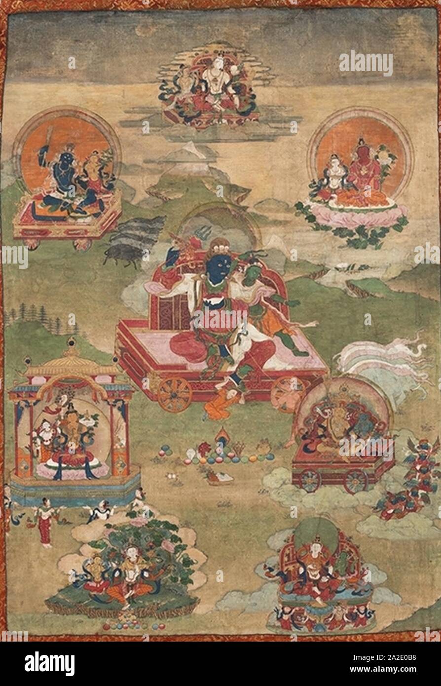 Eight Kings from Shambala Stock Photo - Alamy