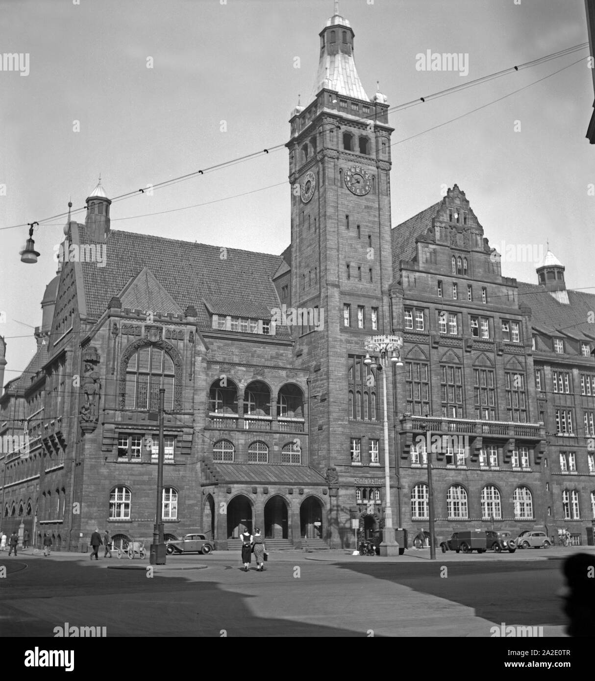 Das alte rathaus in chemnitz am markt hi-res stock photography and ...