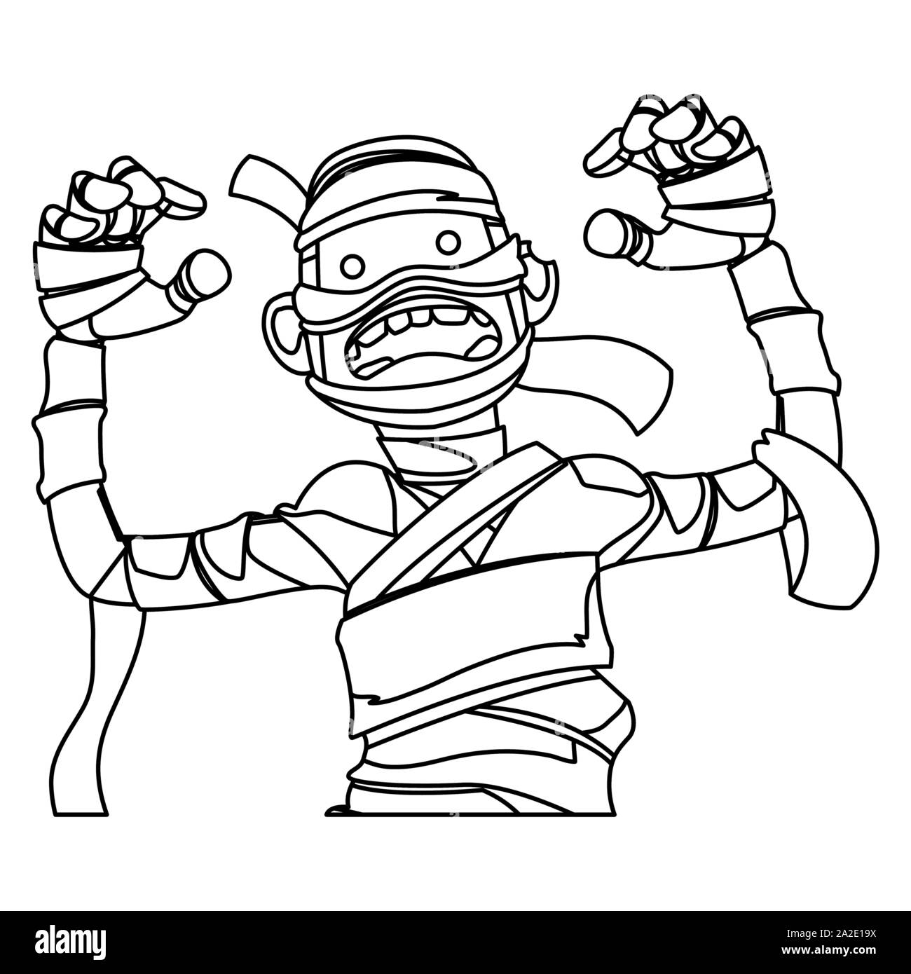 mummy design, Halloween holiday horror scary celebration autumn dark ...