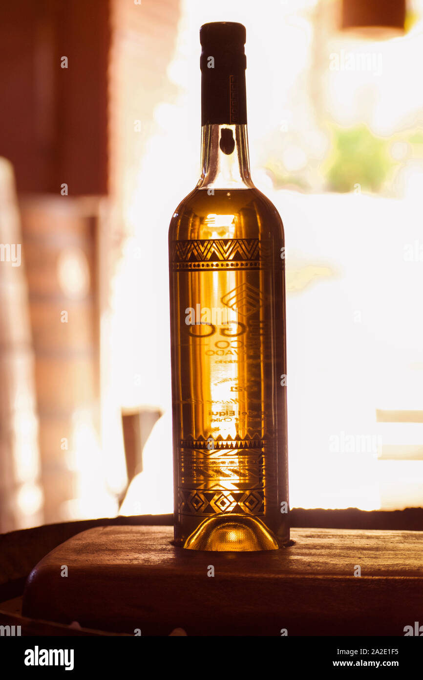 Pisco bottle chile hi-res stock photography and images - Alamy
