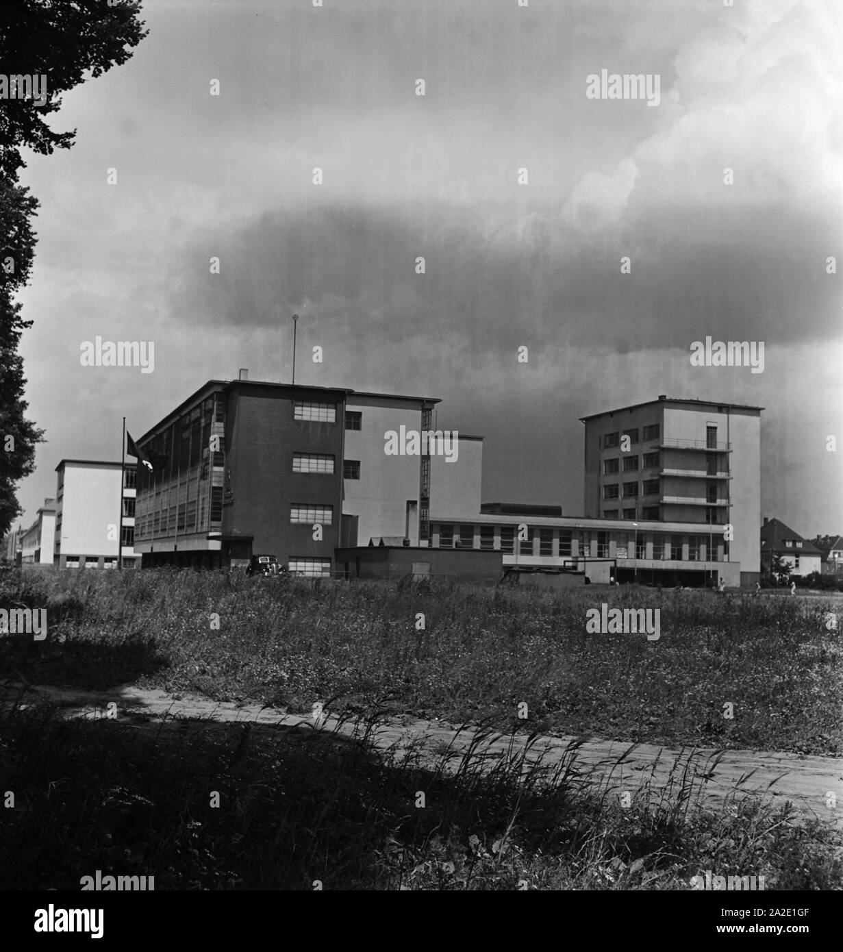 Das Bauhaus in Dessau Roßlau, Deutschland 1930er Jahre. The Bauhaus ...
