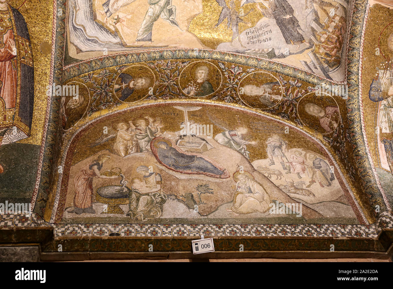 Inside of Chora Church in Istanbul City, Turkey Stock Photo - Alamy
