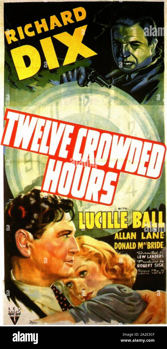 TWELVE CROWDED HOURS 1939 RKO Pictures film with Lucille Ball and ...