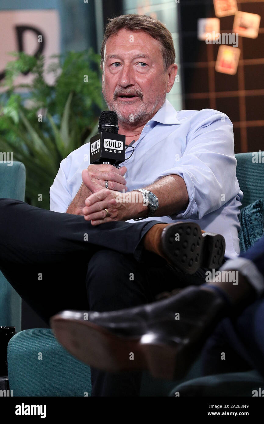 New York, USA. 2 October, 2019. Steven Knight at the BUILD Speaker ...