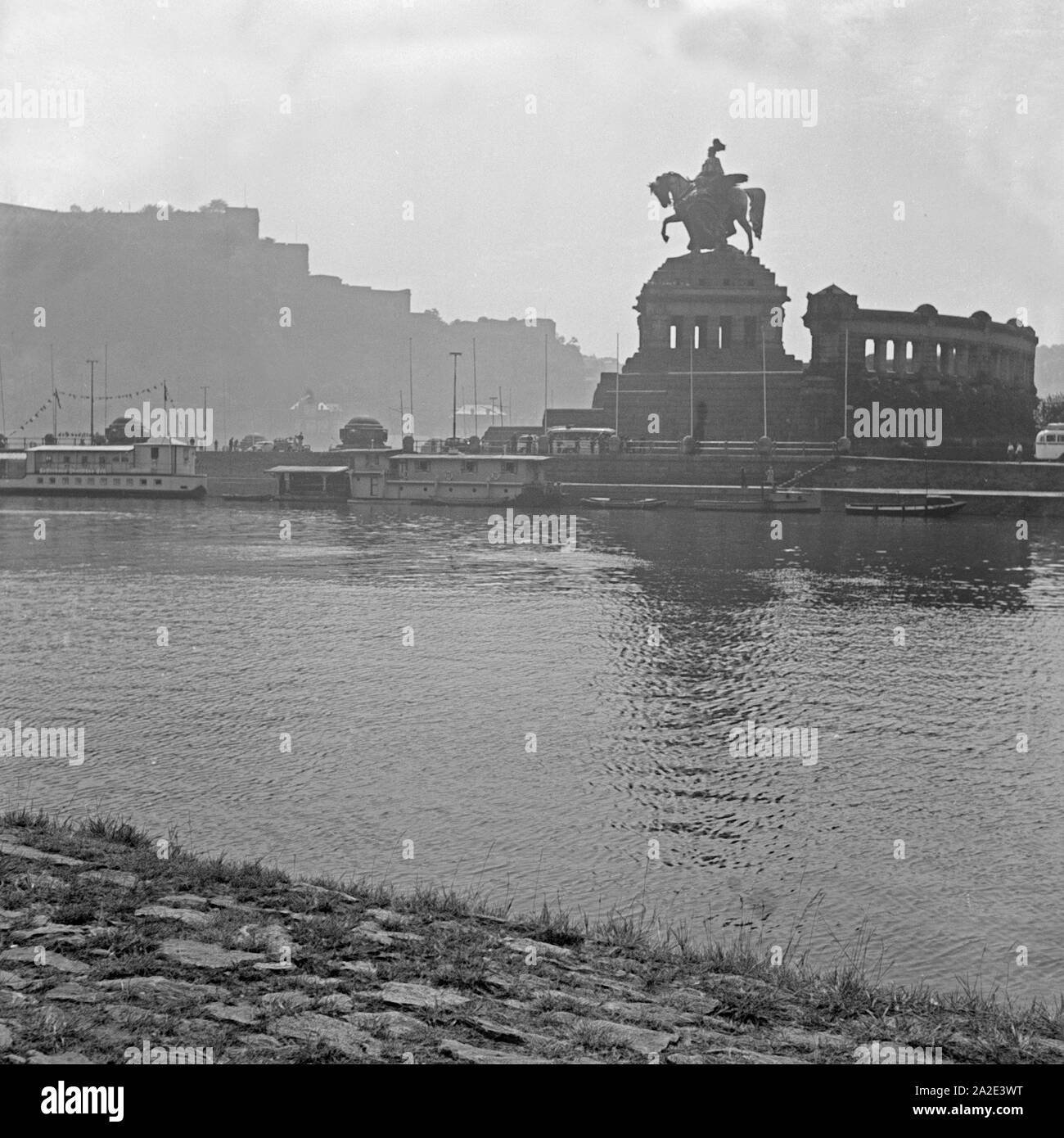 Monument kaiser wilhelm deutsches eck hi-res stock photography and ...