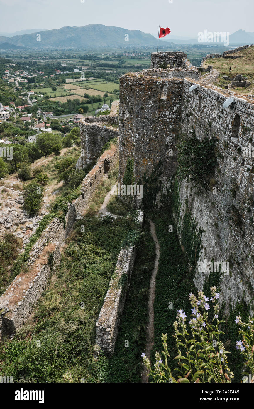 View of the iconic Rozafa's Castle in Albania Stock Photo - Alamy